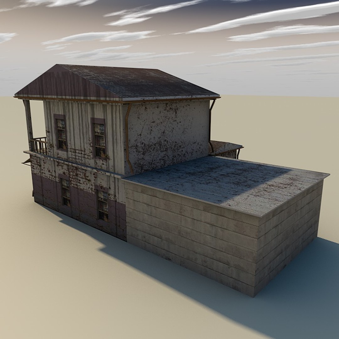 Weathered House S Buildings Max Free