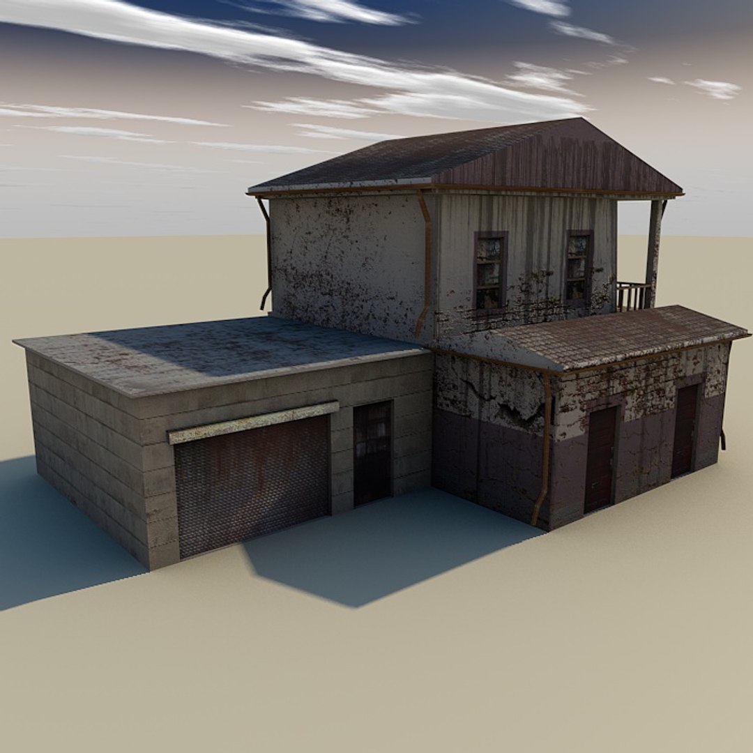 Weathered House S Buildings Max Free