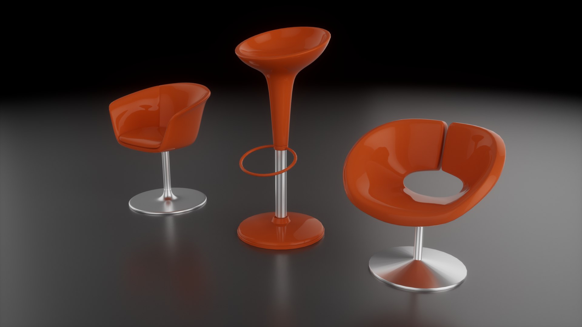 3D Bar Chair Model - TurboSquid 2285815