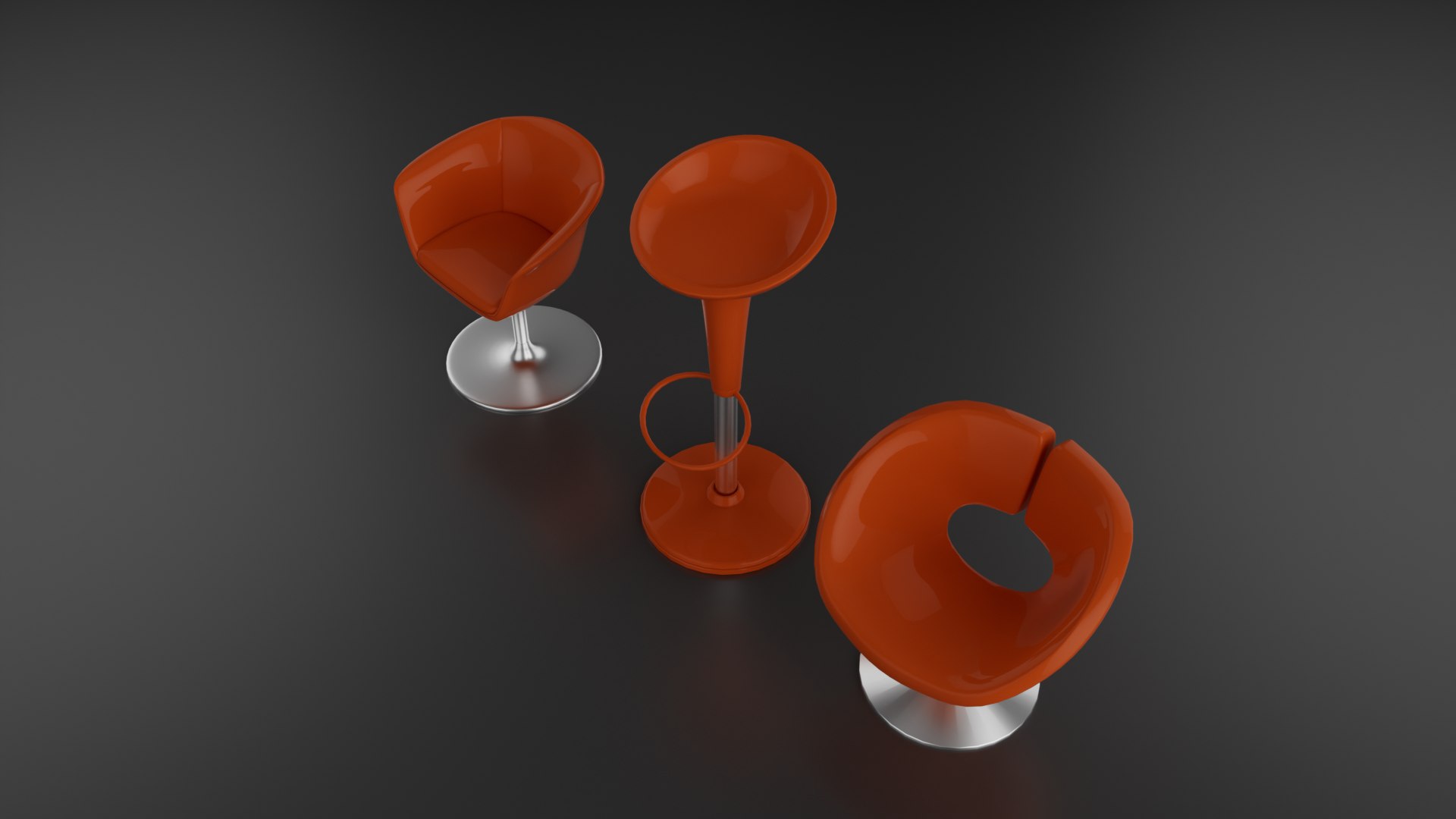 3D Bar Chair Model - TurboSquid 2285815