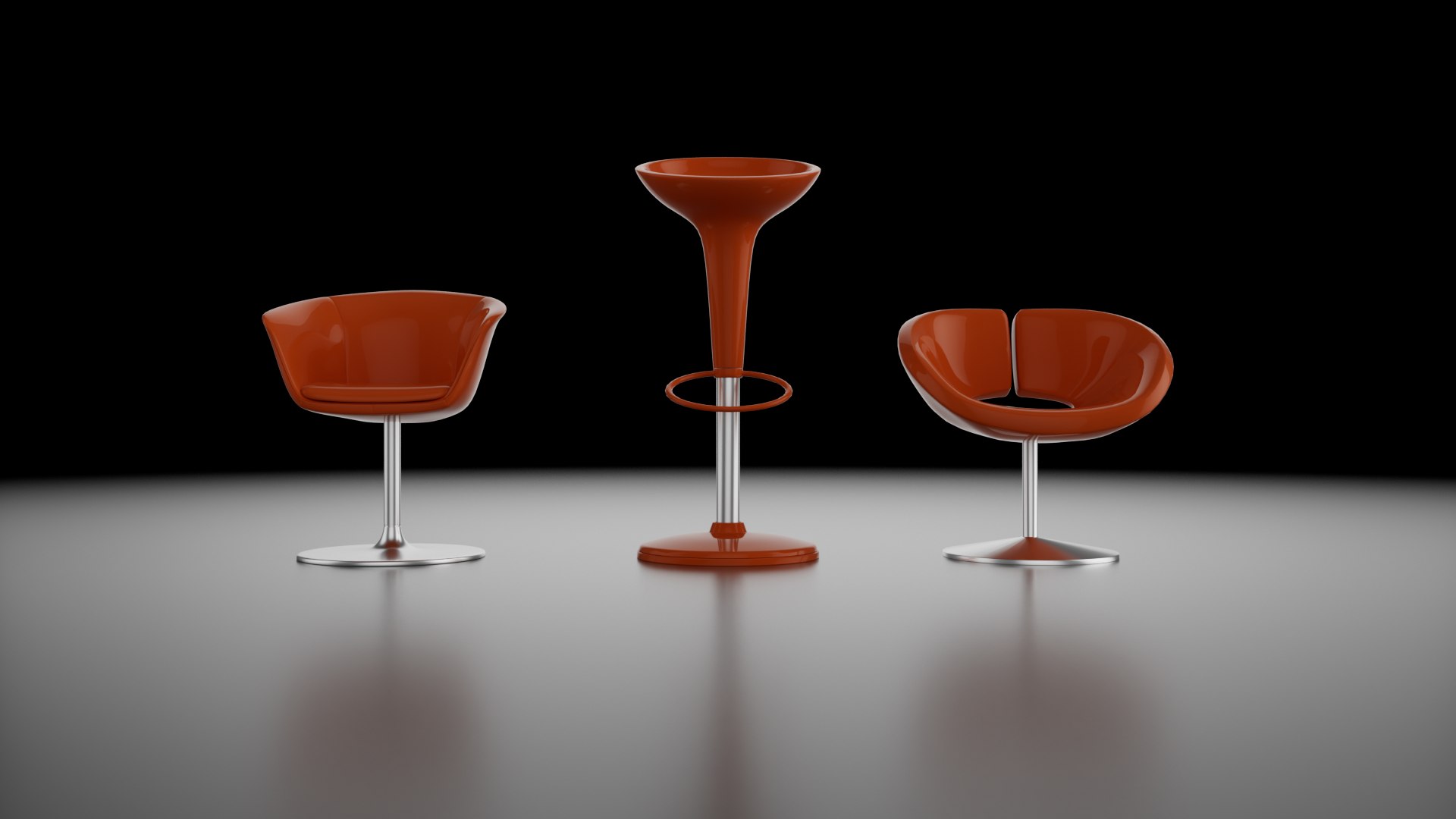 3D Bar Chair Model - TurboSquid 2285815