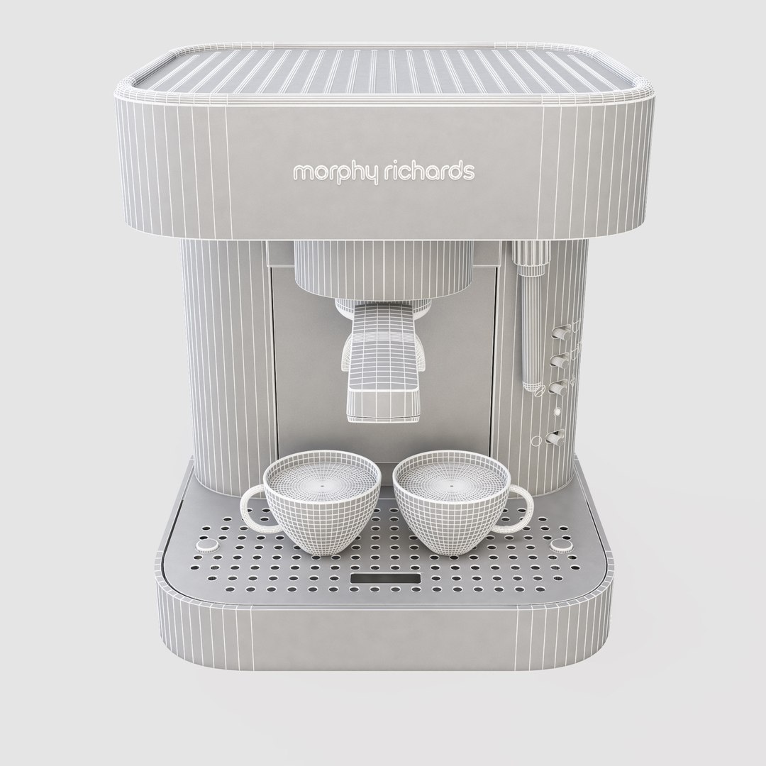 Morphy Richard Coffee Maker 3d Model