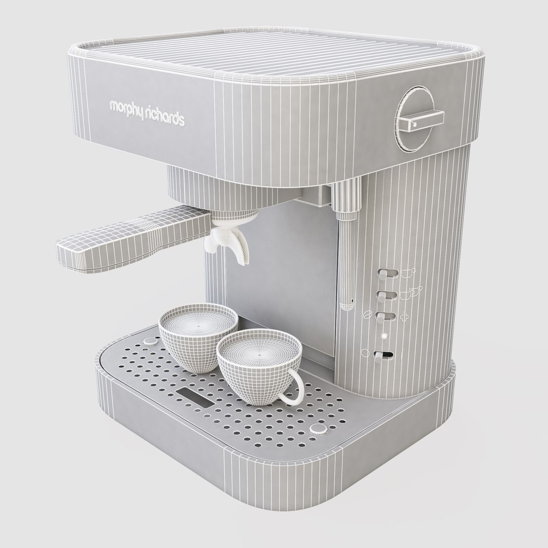 Morphy Richard Coffee Maker 3d Model