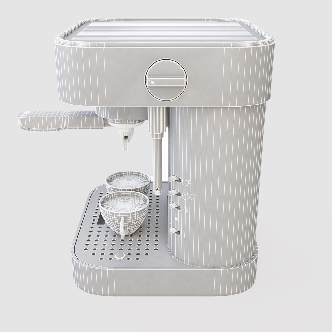 Morphy Richard Coffee Maker 3d Model