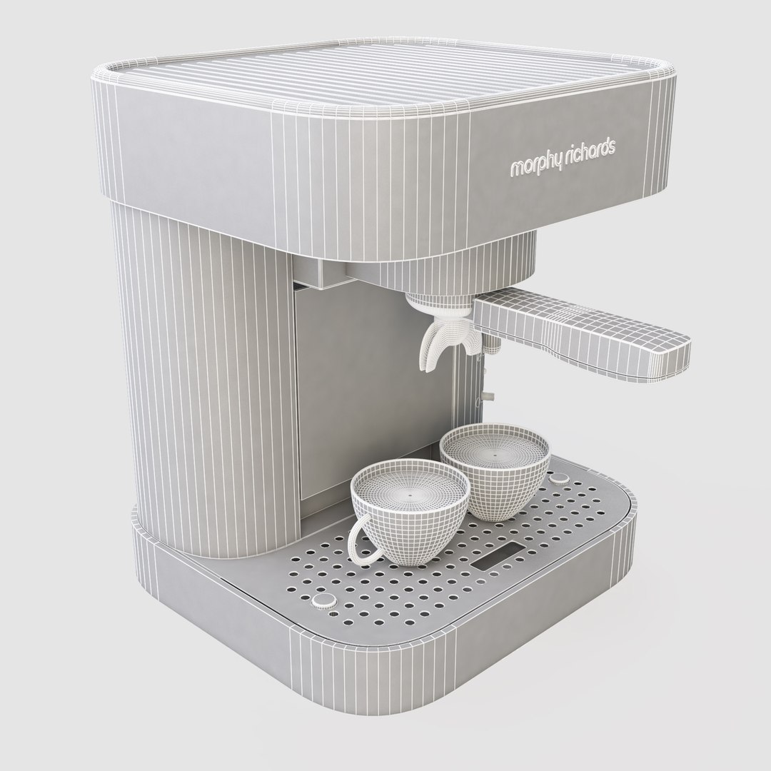 Morphy Richard Coffee Maker 3d Model