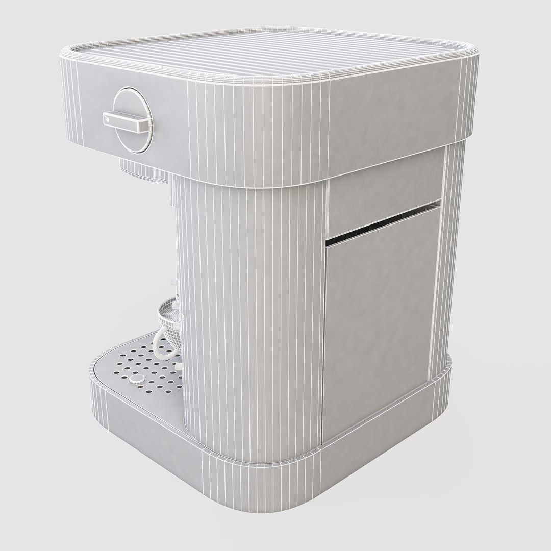Morphy Richard Coffee Maker 3d Model