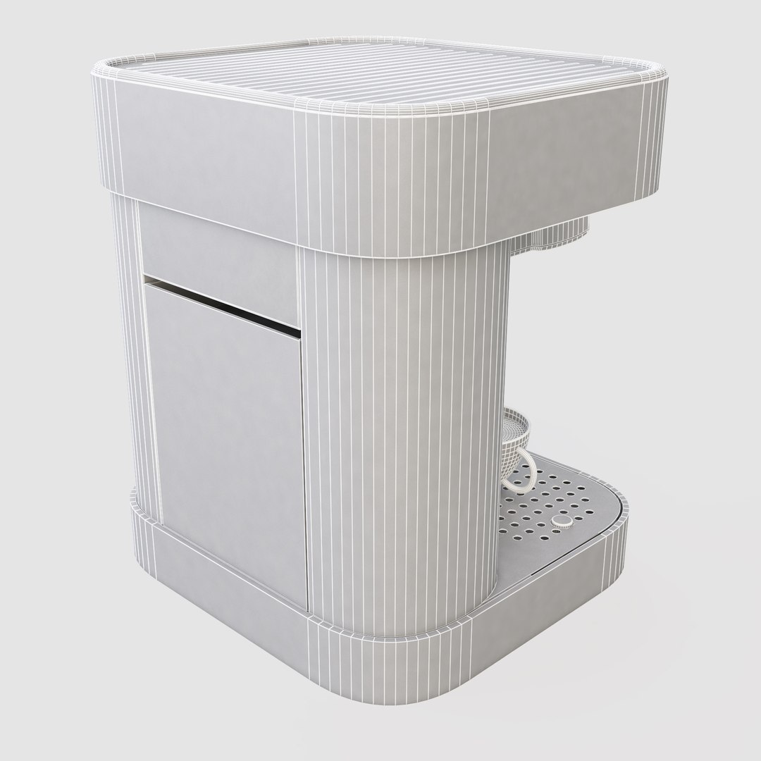 Morphy Richard Coffee Maker 3d Model