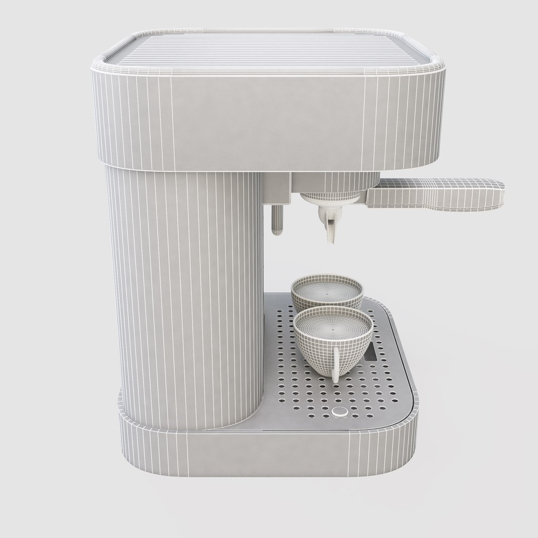 Morphy Richard Coffee Maker 3d Model
