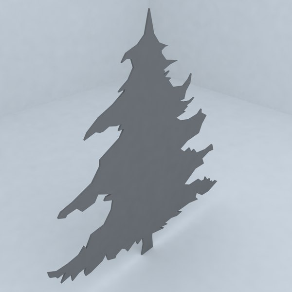 3d tree garden design model