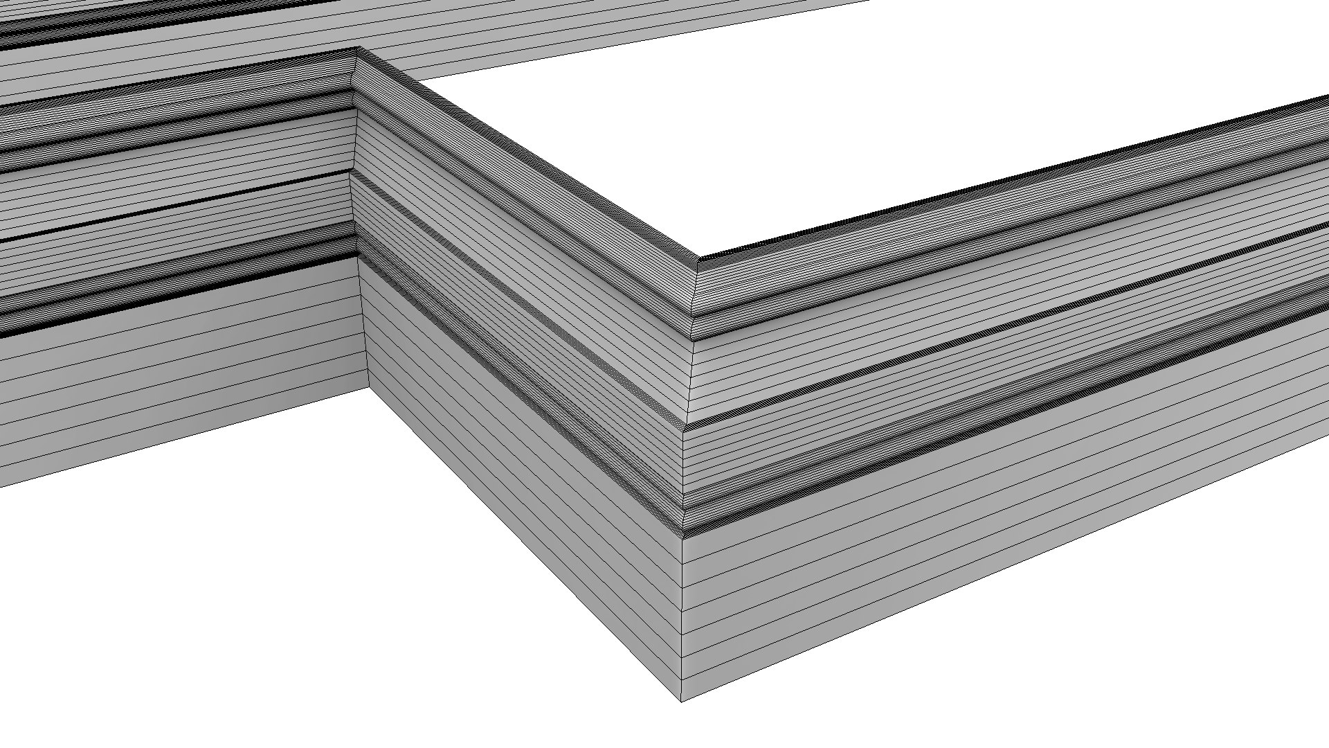 Baseboard 3D Model - TurboSquid 2022899