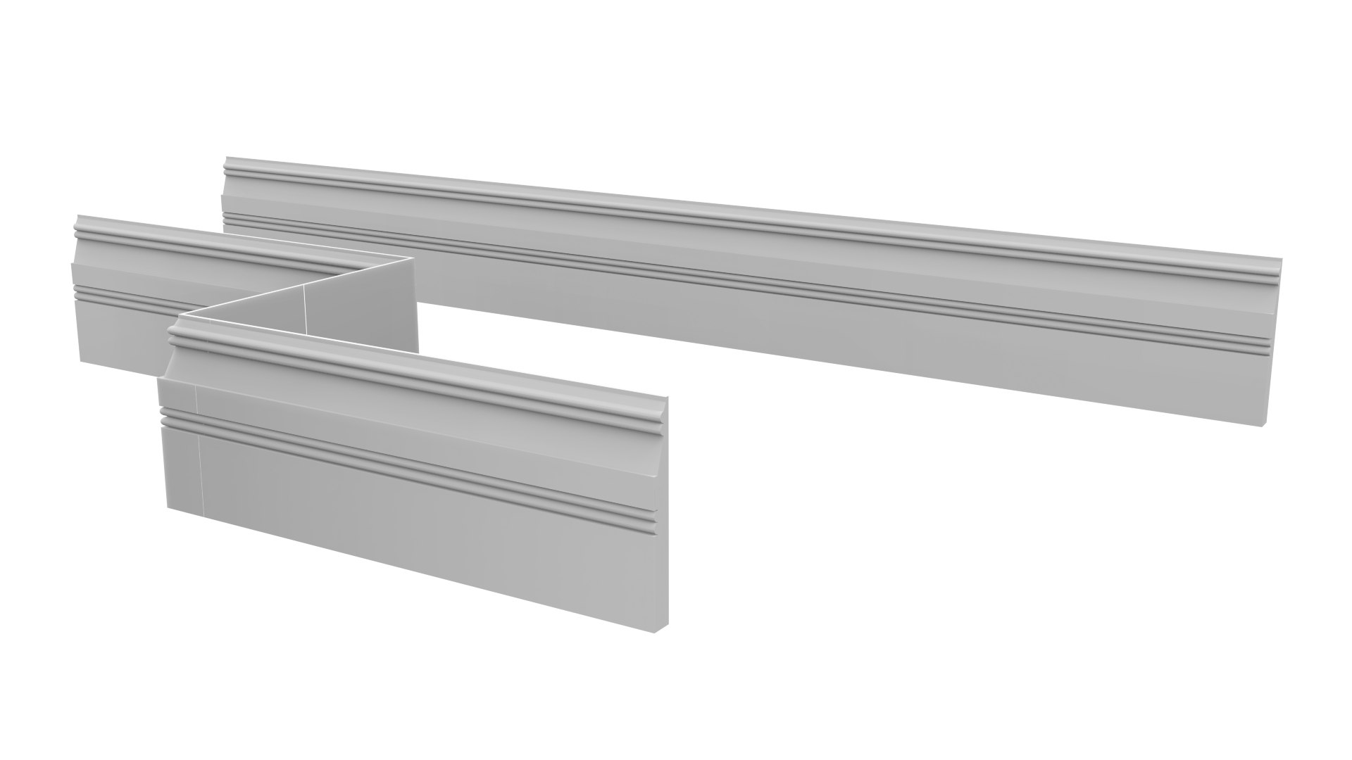 Baseboard 3D Model - TurboSquid 2022899