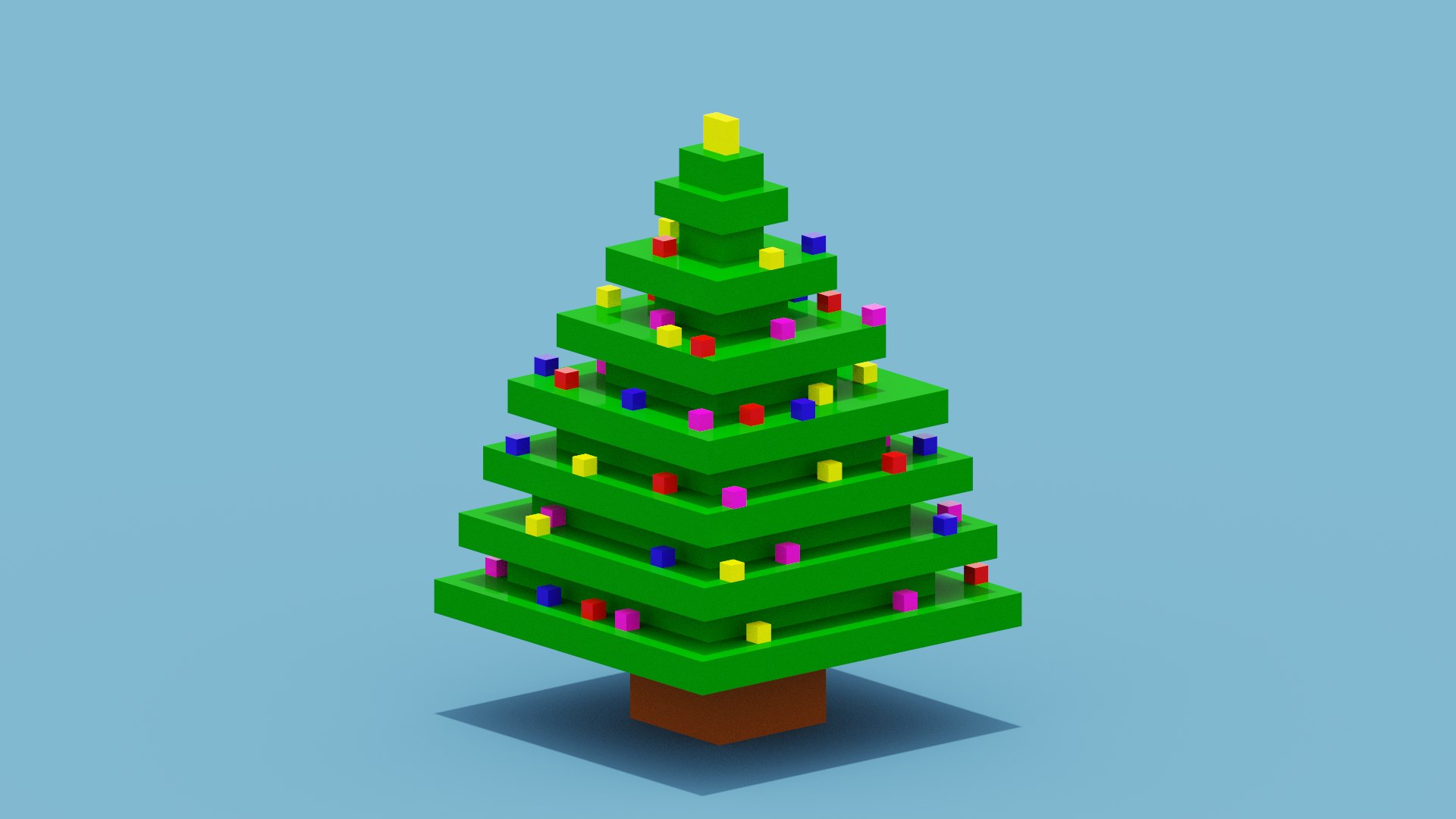 Voxel Christmas Tree 3D - TurboSquid 2001843