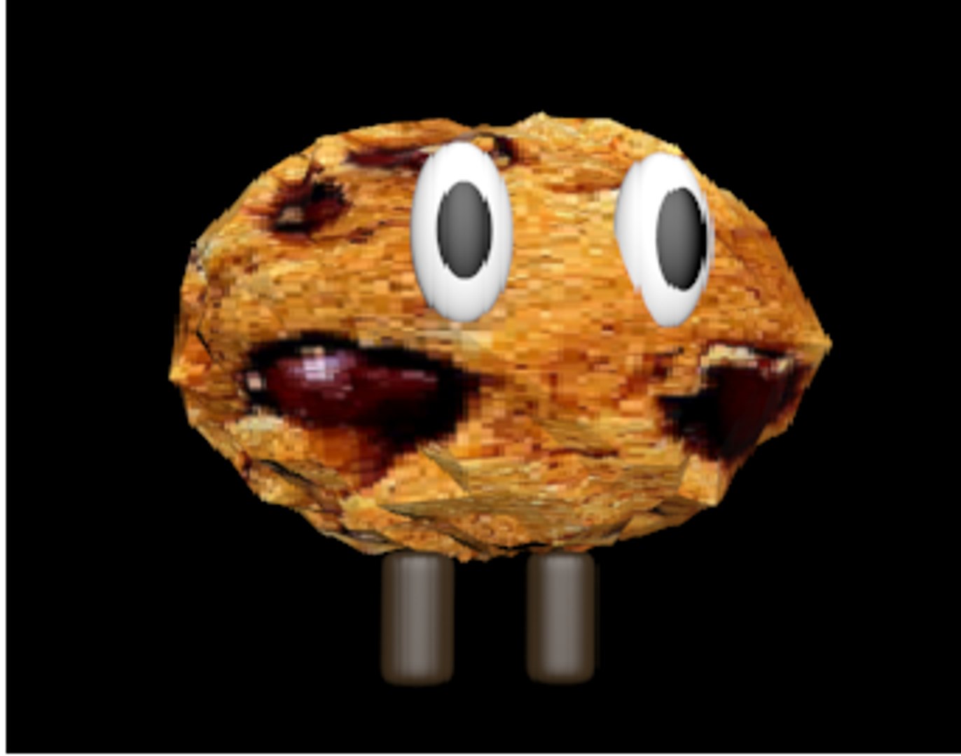 3d Cookie Eyes Model