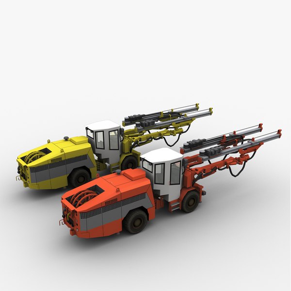 modelo 3d Sandvik Drill Rig Underground - TurboSquid 2010237