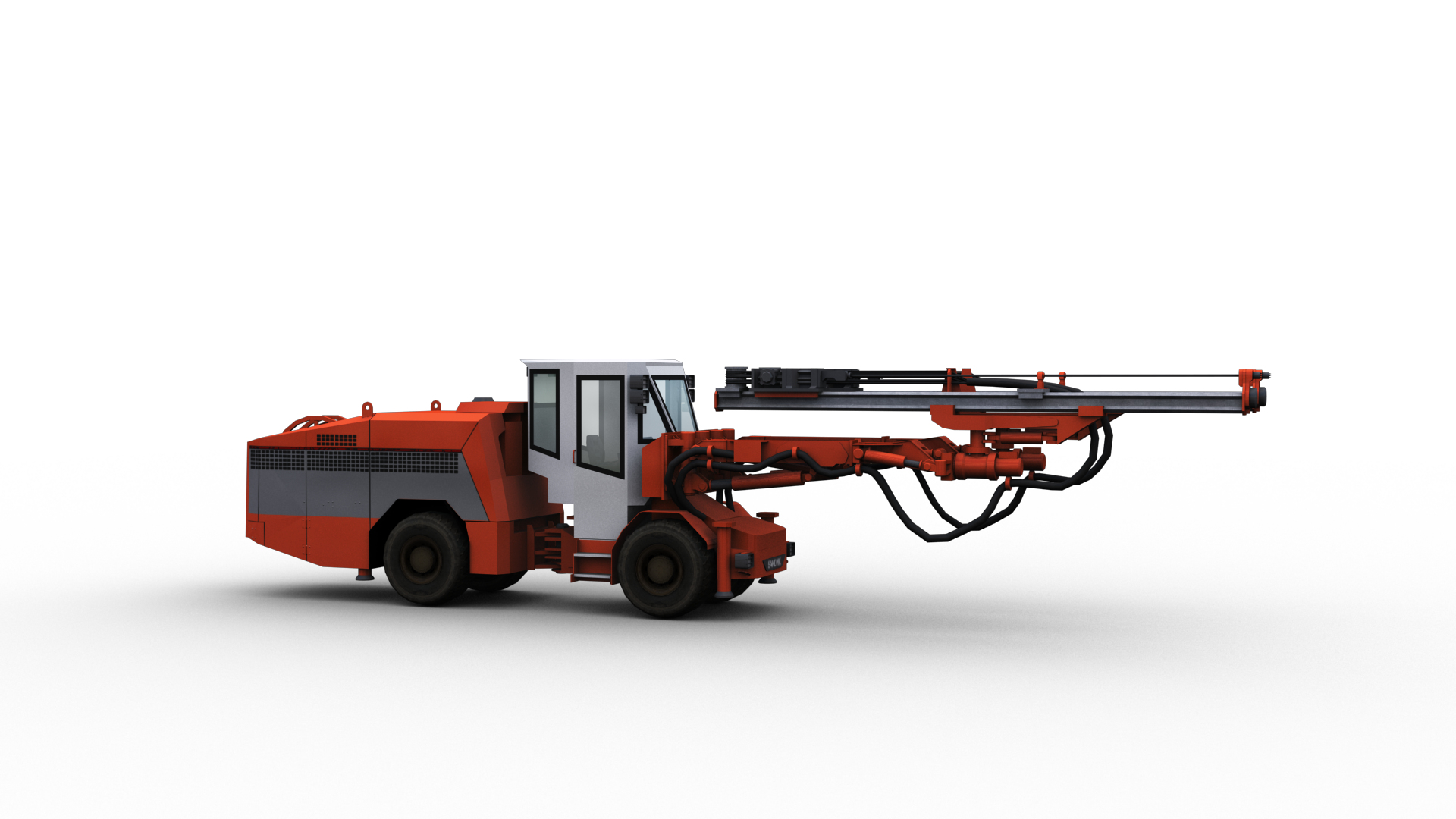 modelo 3d Sandvik Drill Rig Underground - TurboSquid 2010237