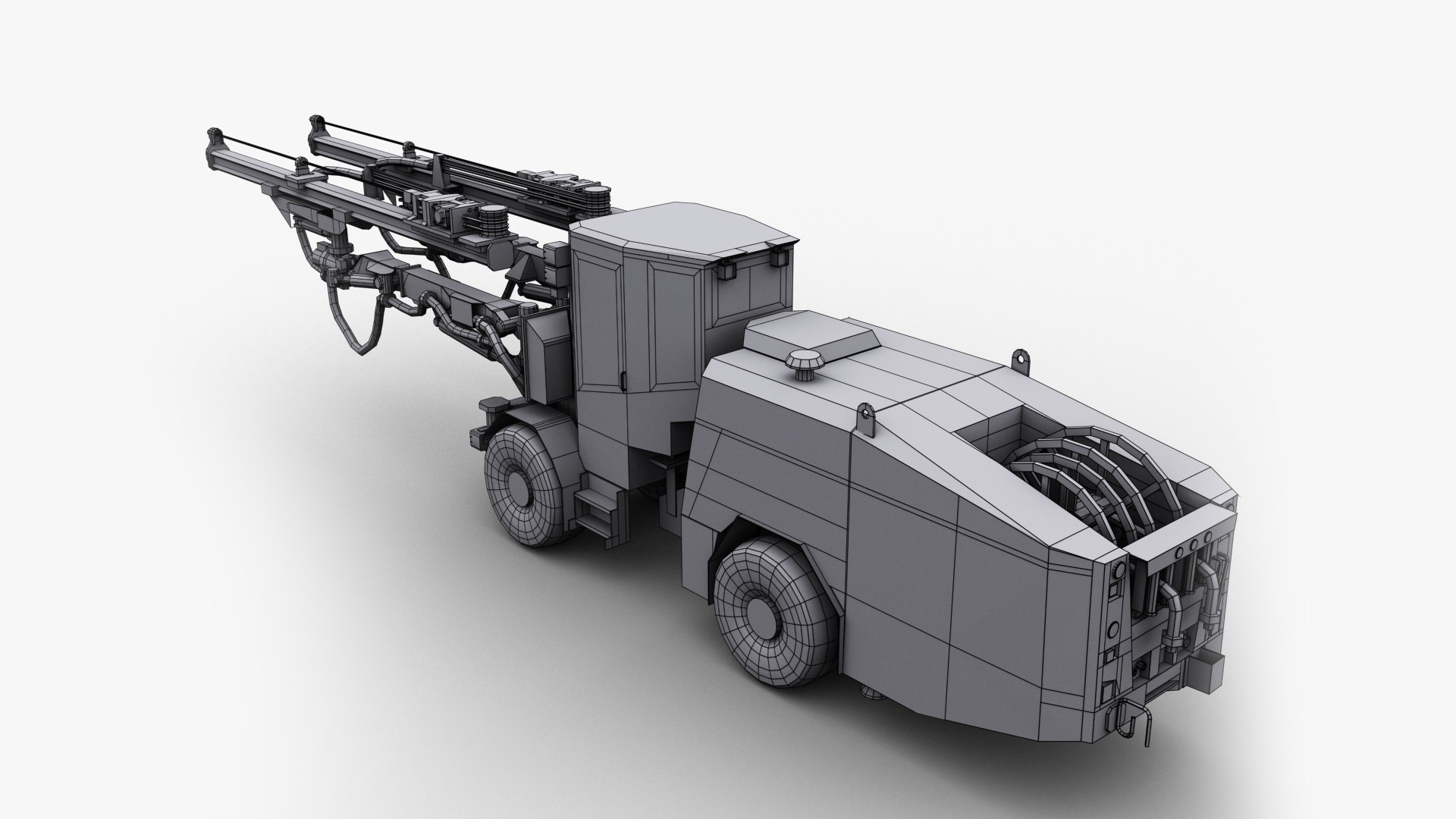 modelo 3d Sandvik Drill Rig Underground - TurboSquid 2010237