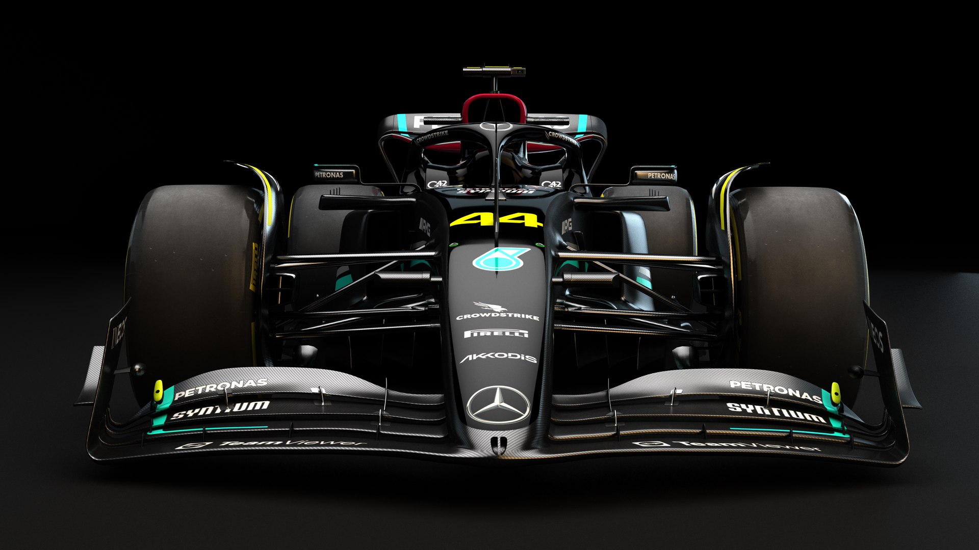 3D Model F1 Mercedes W14 Season 2023 - TurboSquid 2038804