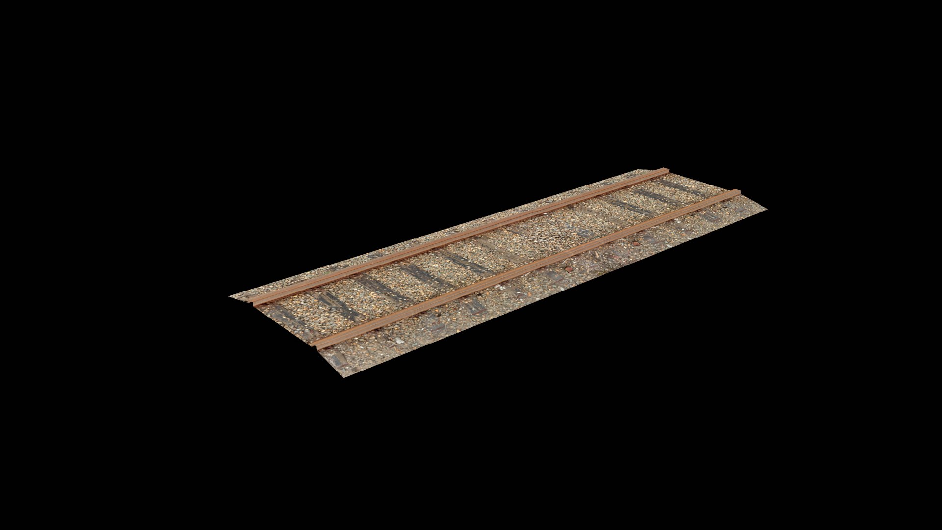 Low Poly Rails Pack With 2 Free Trains Model - TurboSquid 1905851