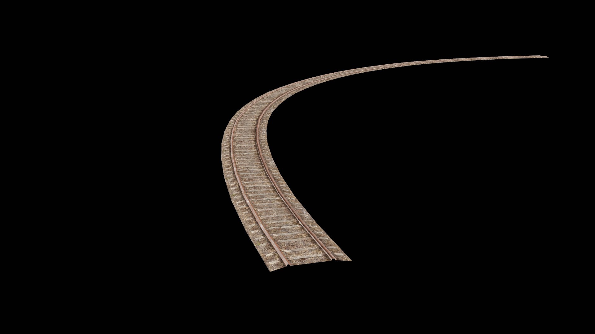Low Poly Rails Pack With 2 Free Trains Model - TurboSquid 1905851