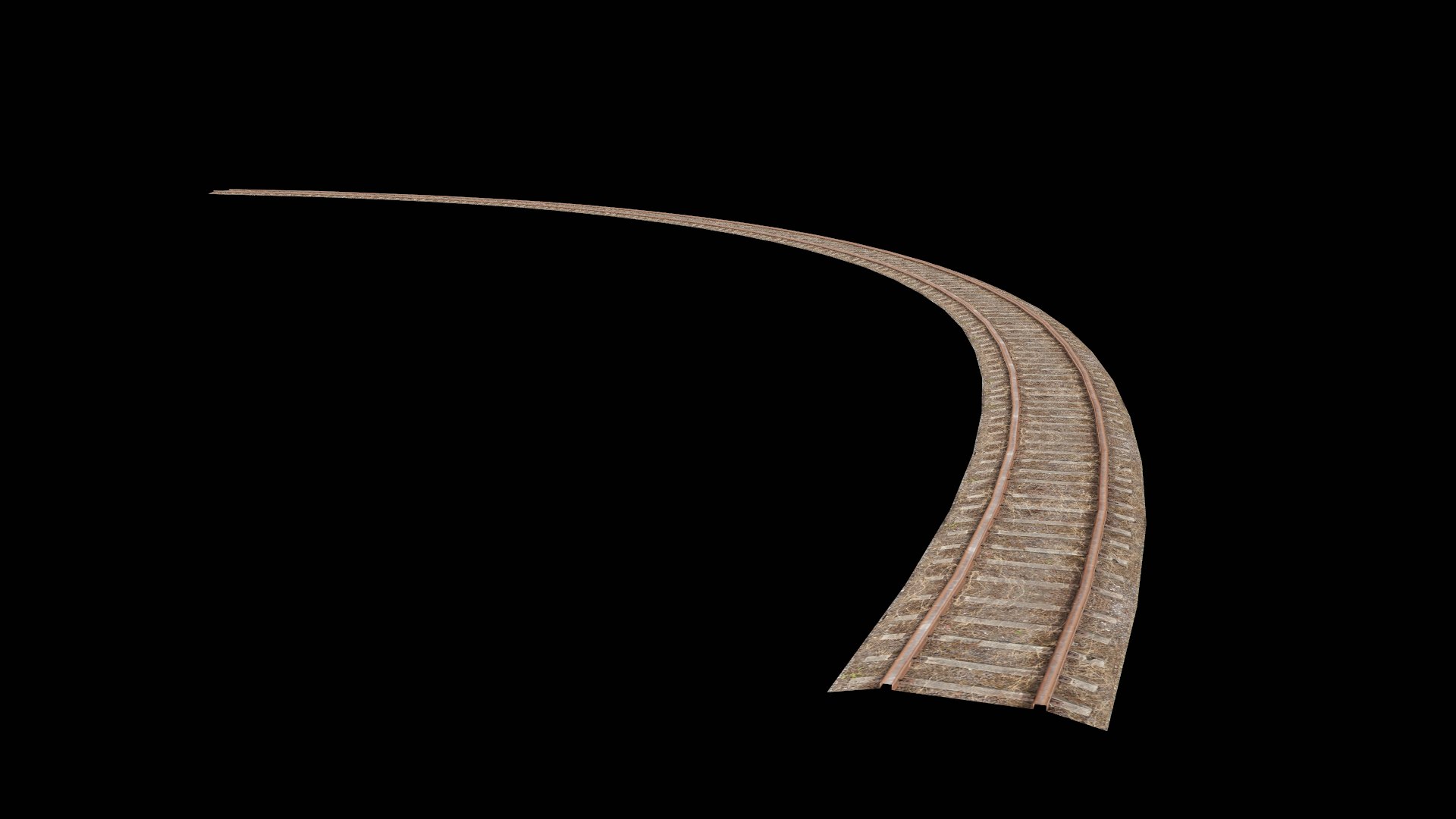 Low Poly Rails Pack With 2 Free Trains Model - TurboSquid 1905851
