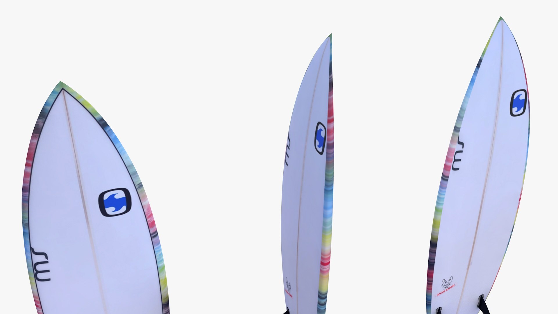 3D SURFBOARD MS SPEED RABBIT ROUND Model - TurboSquid 1785148