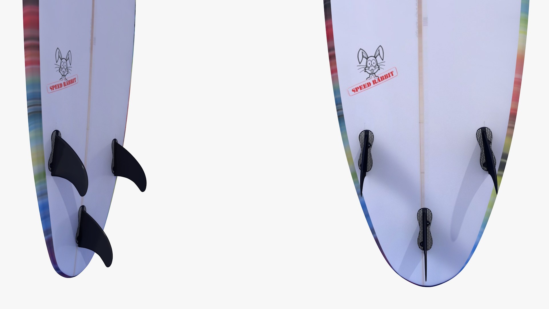 3D SURFBOARD MS SPEED RABBIT ROUND Model - TurboSquid 1785148