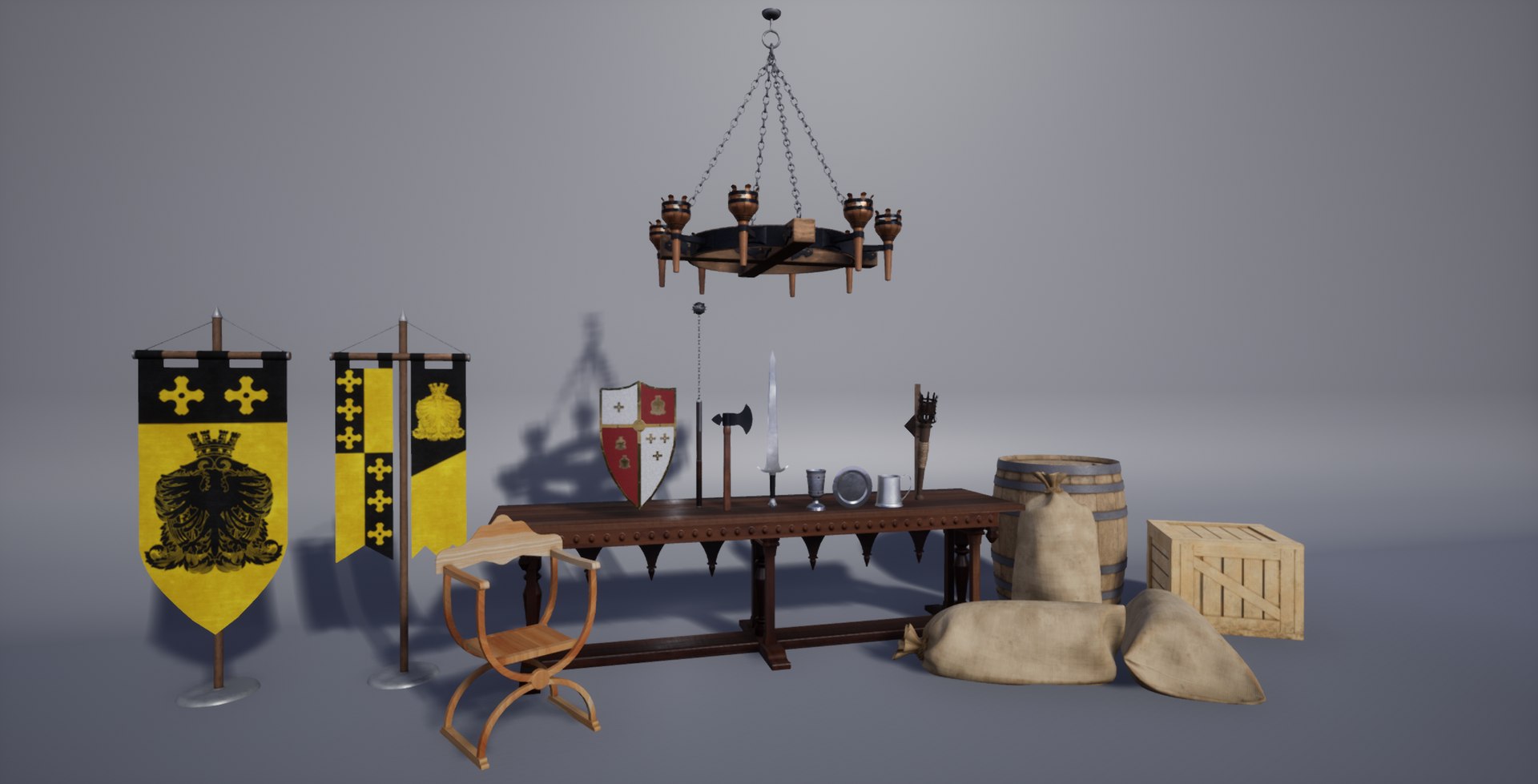 Props Weapons Medieval 3D - TurboSquid 1365072