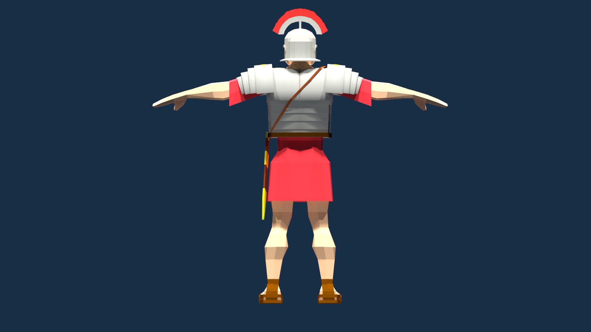 3D Roman Legionary Centurion Model - TurboSquid 1341560