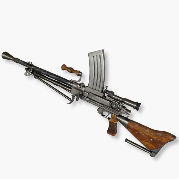 3D Nambu Type 99 LMG - TurboSquid 2065865