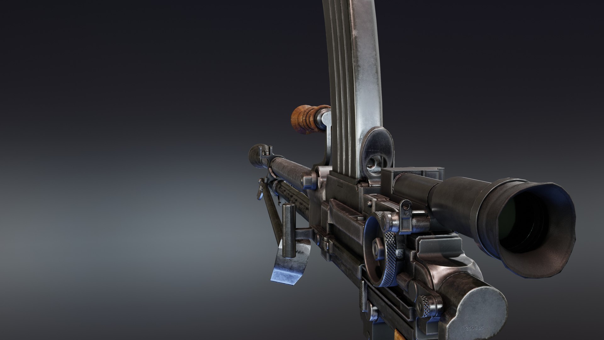 3D Nambu Type 99 LMG - TurboSquid 2065865