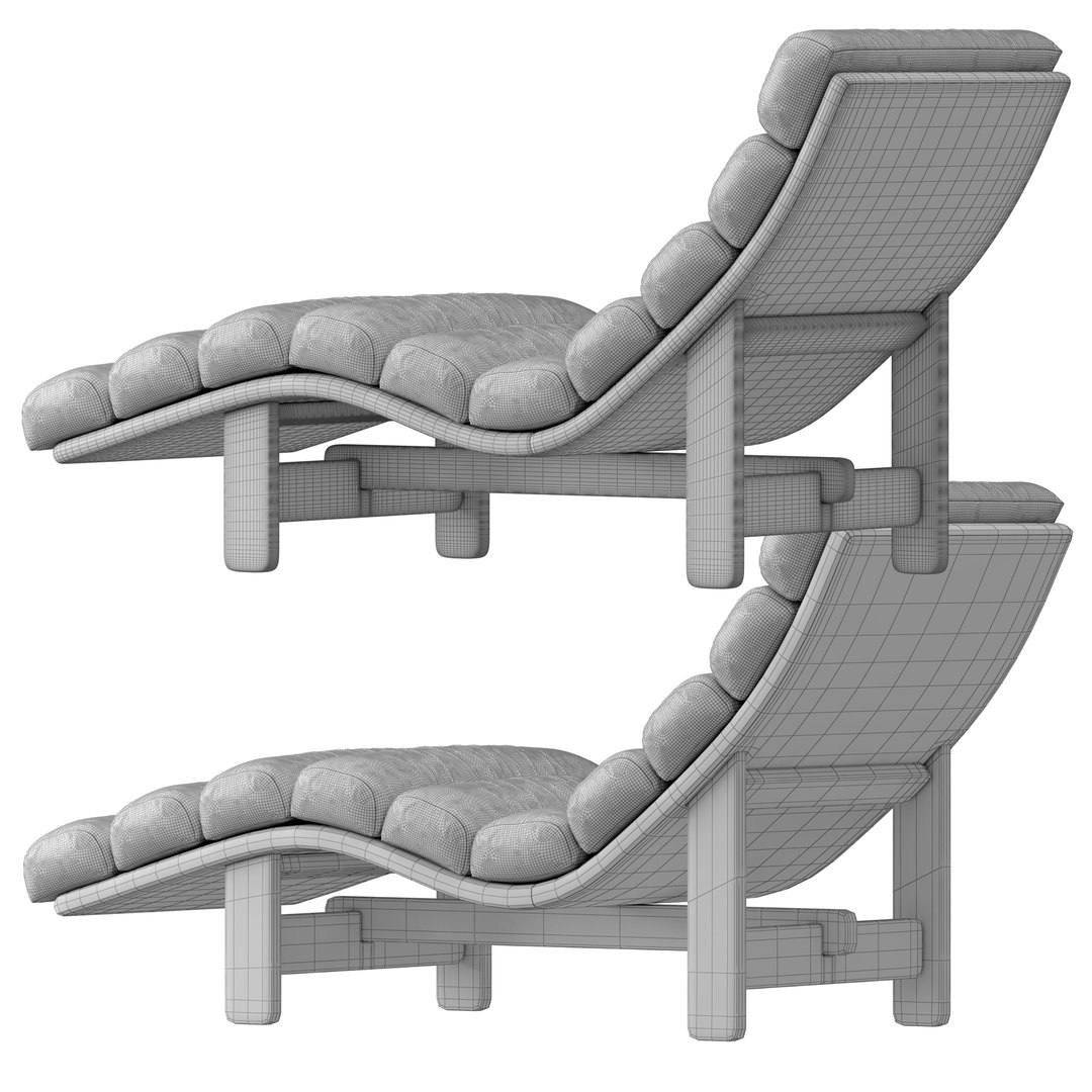 3D Philippe Chaise Lounge Model - TurboSquid 2426359