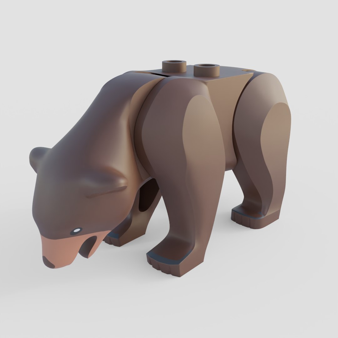 3D LEGO Bearfig - TurboSquid 1985111