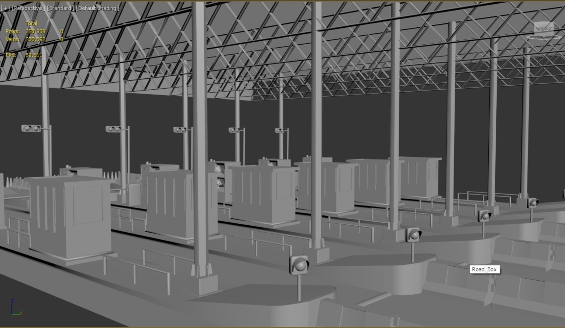 Toll plaza station model - TurboSquid 1523657