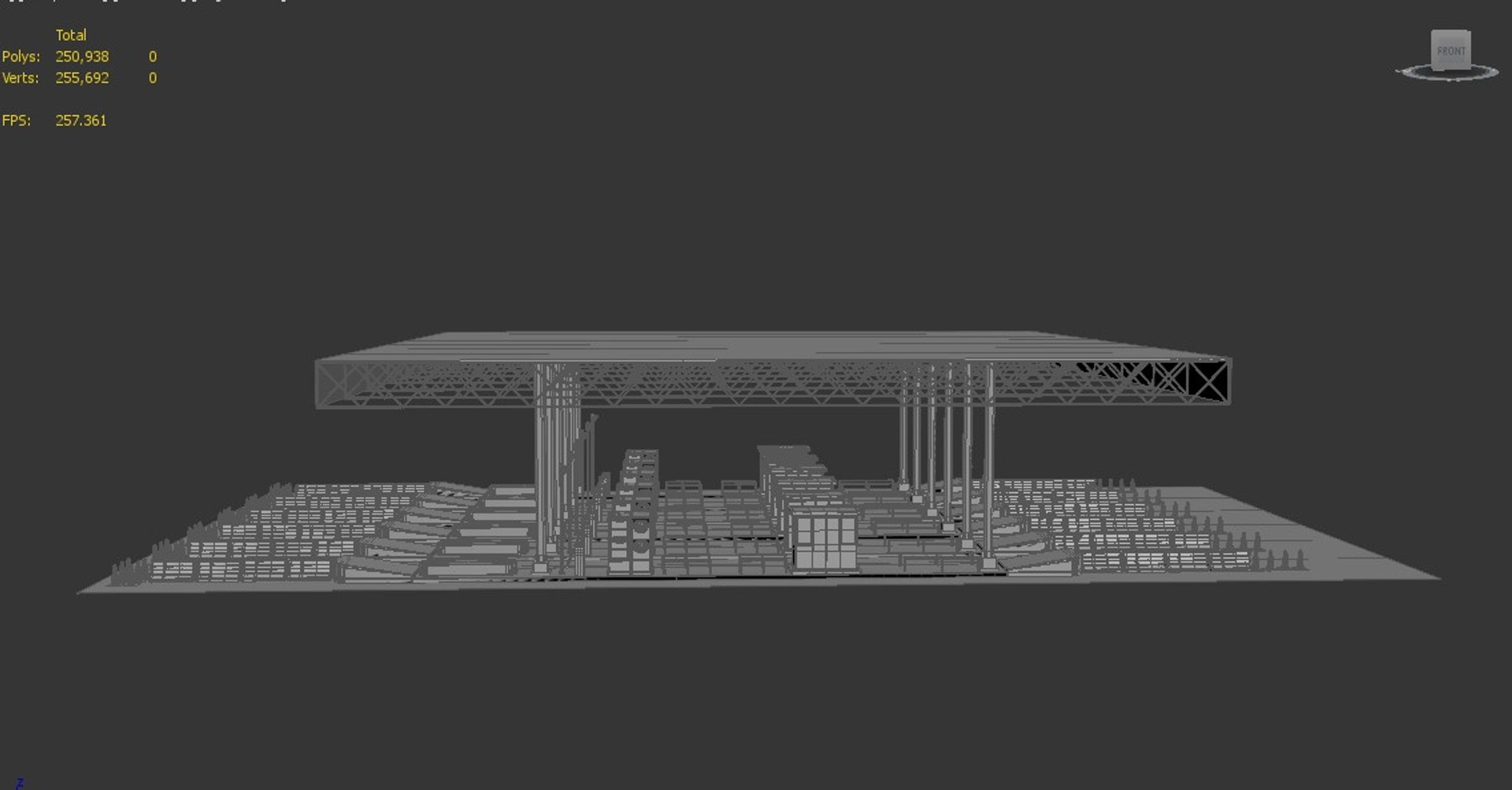 Toll plaza station model - TurboSquid 1523657