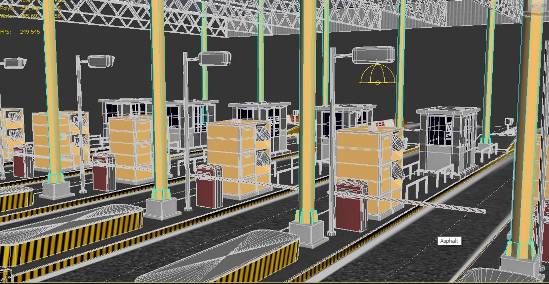 Toll plaza station model - TurboSquid 1523657