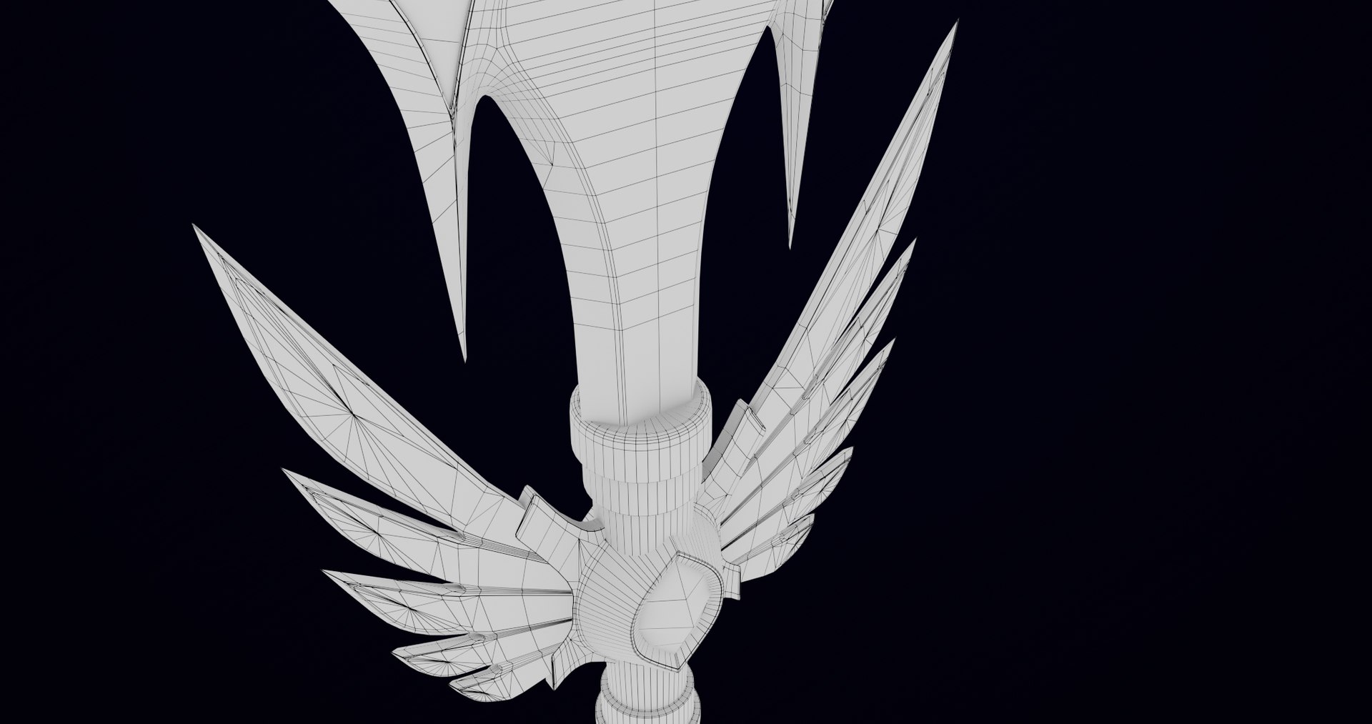 Fantasy Trident 05 All PBR Unity UE Textures Included 3D model ...