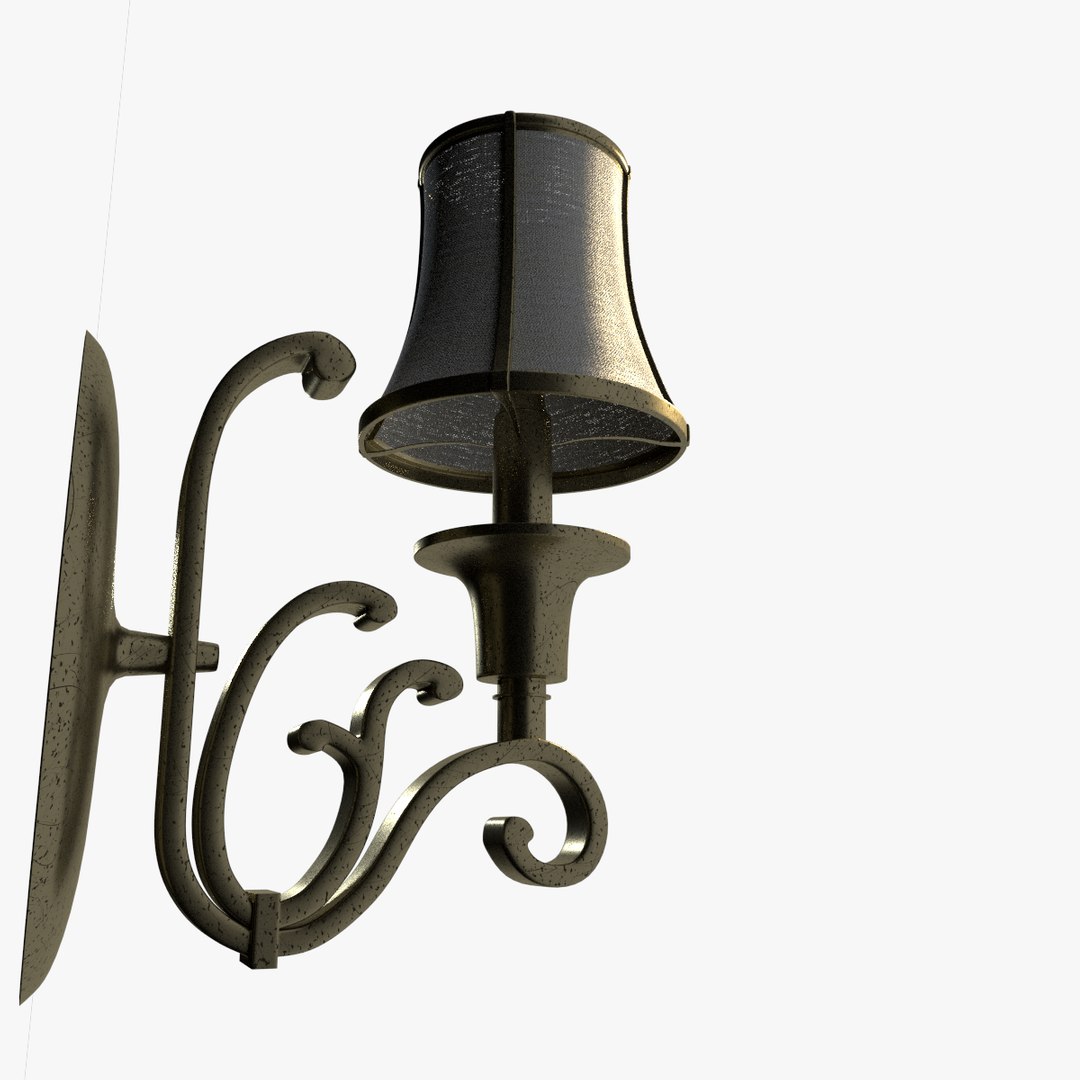 3d Model Antique Lamp Light