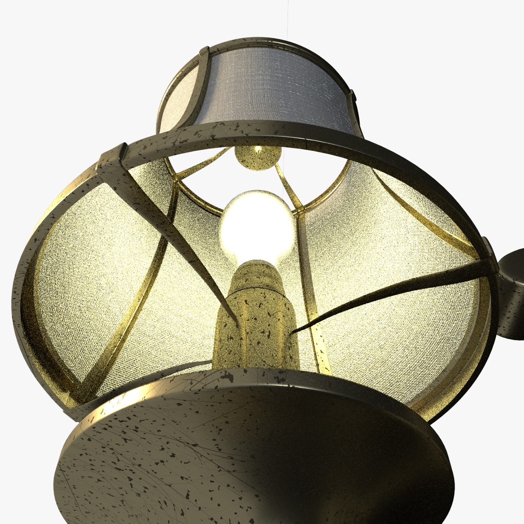 3d Model Antique Lamp Light