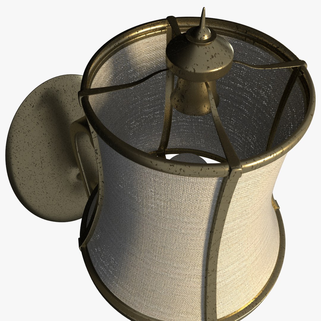 3d Model Antique Lamp Light