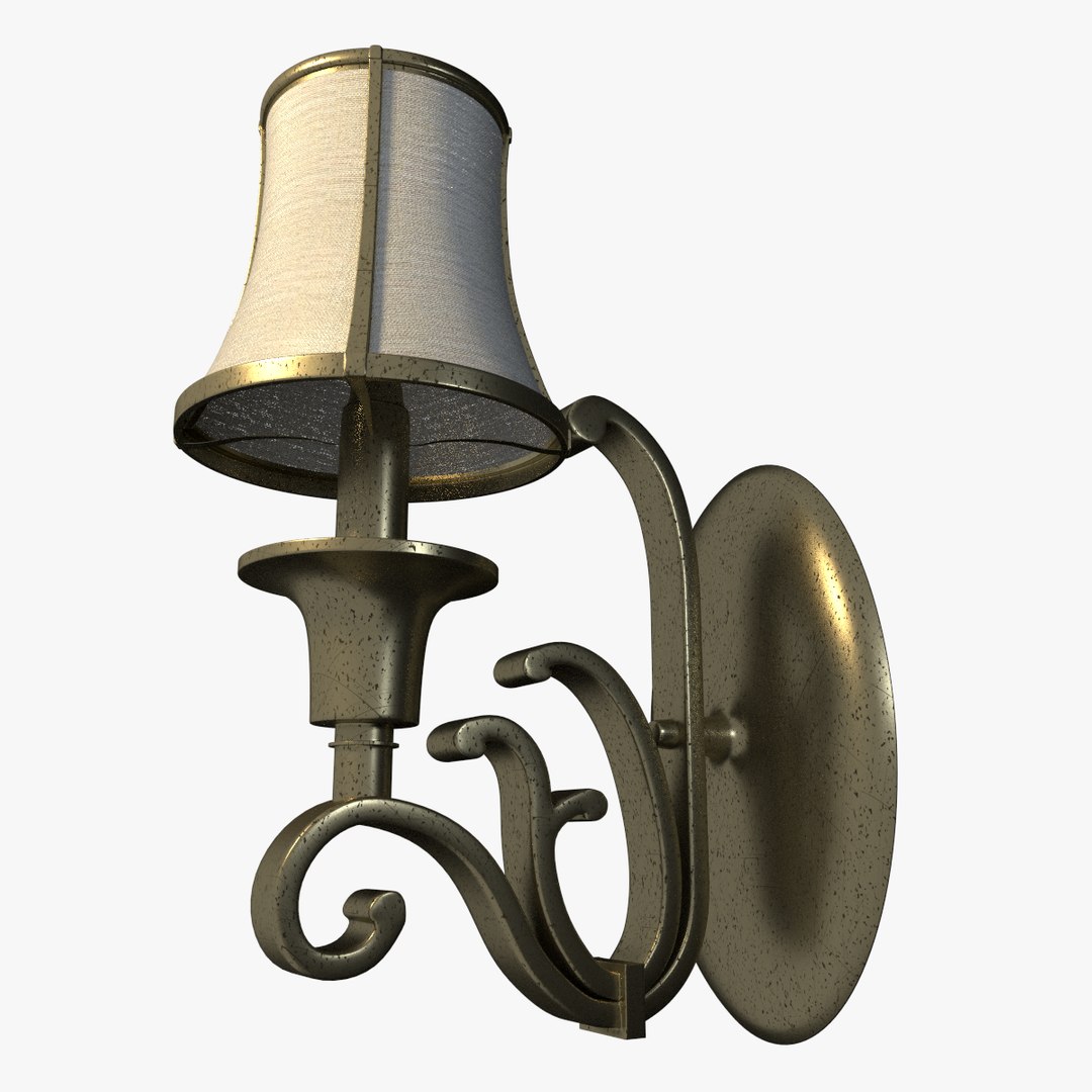 3d Model Antique Lamp Light