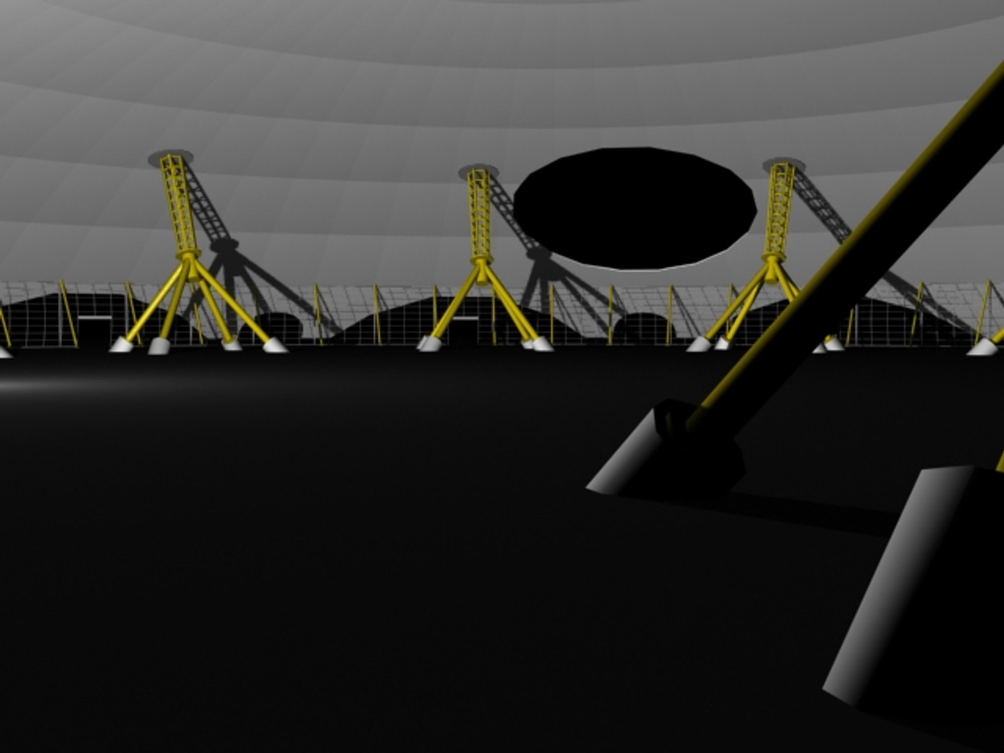 3dsmax Millenium Dome O2 Arena