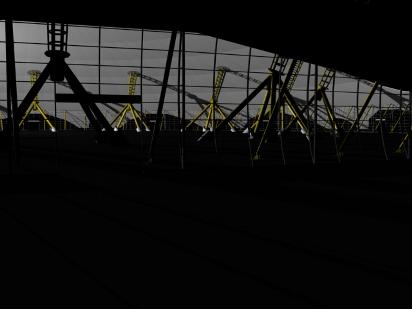 3dsmax Millenium Dome O2 Arena