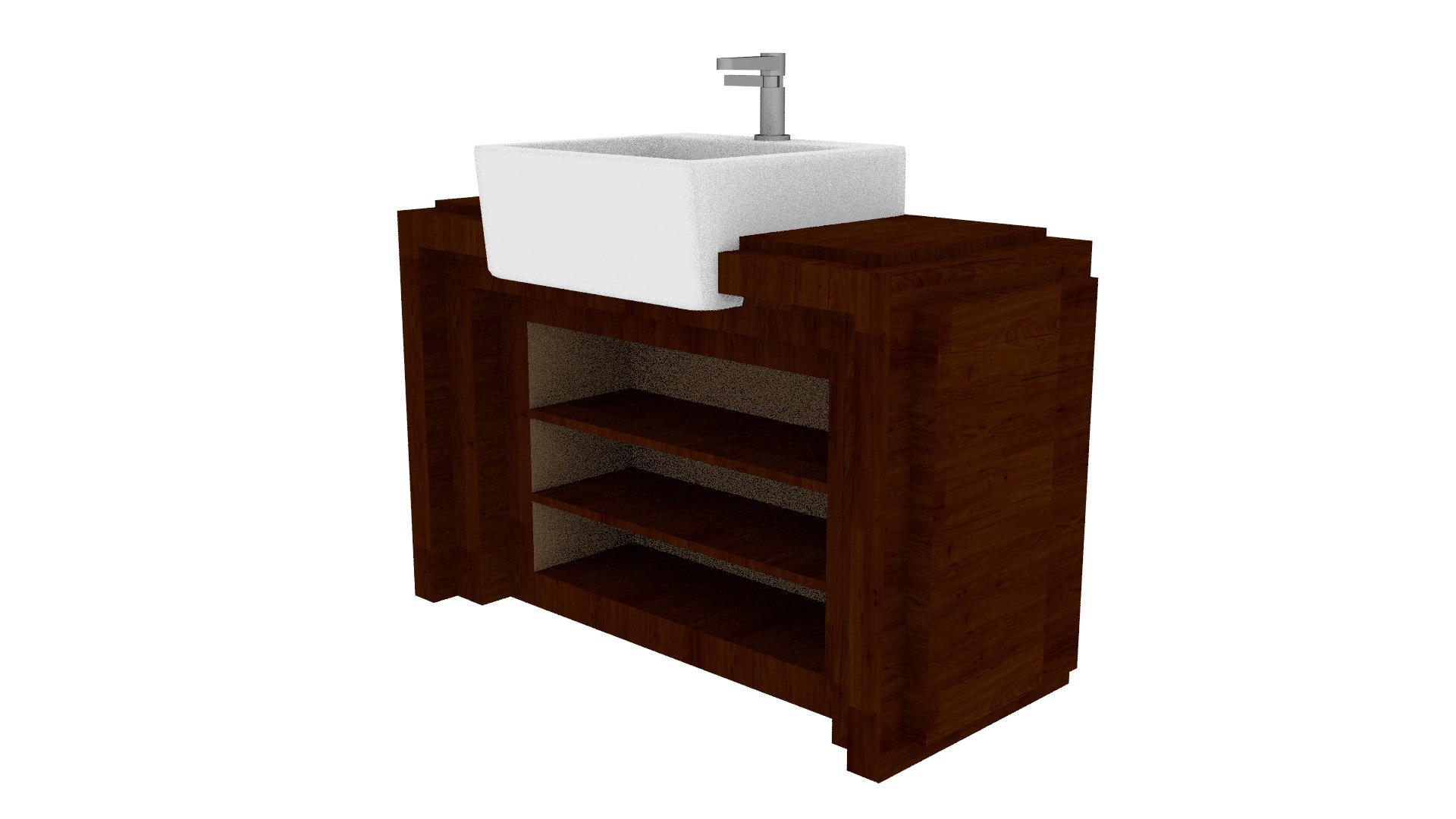 Bathroom Sink And Cabinet 3D - TurboSquid 2207700
