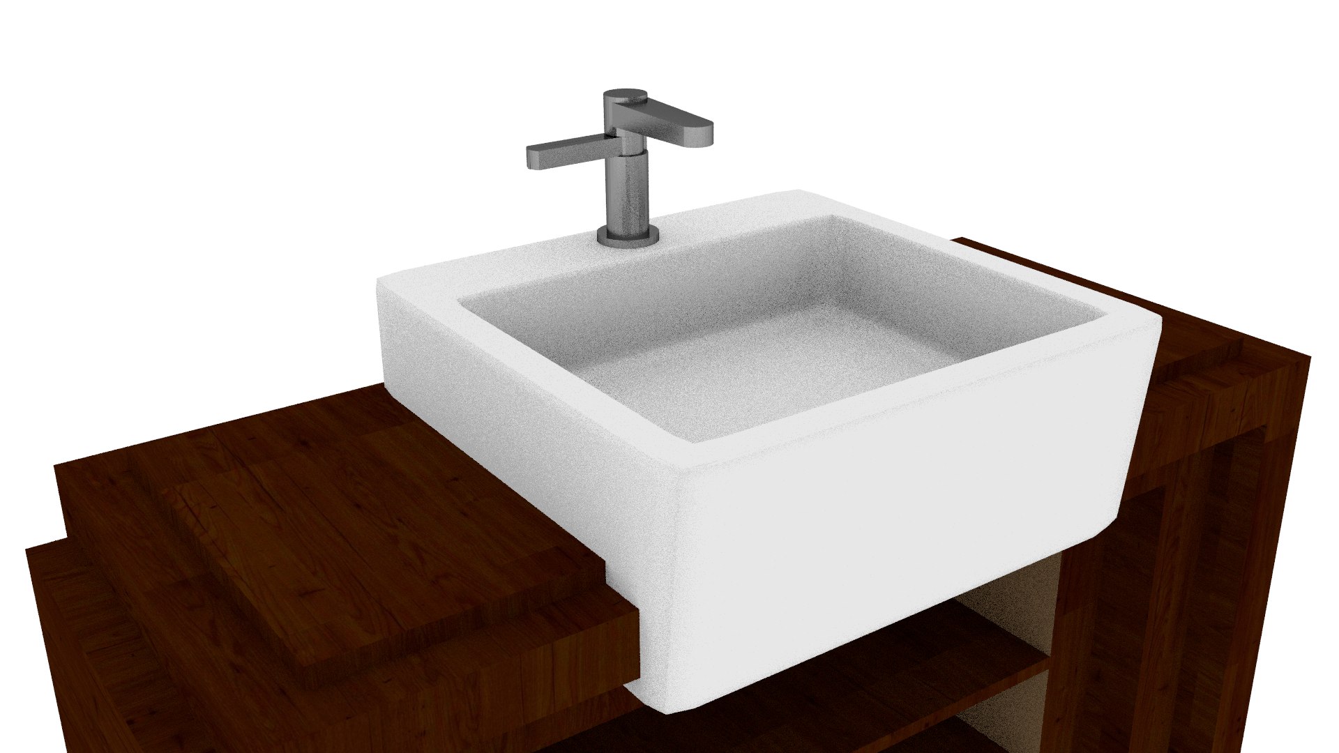 Bathroom Sink And Cabinet 3D - TurboSquid 2207700