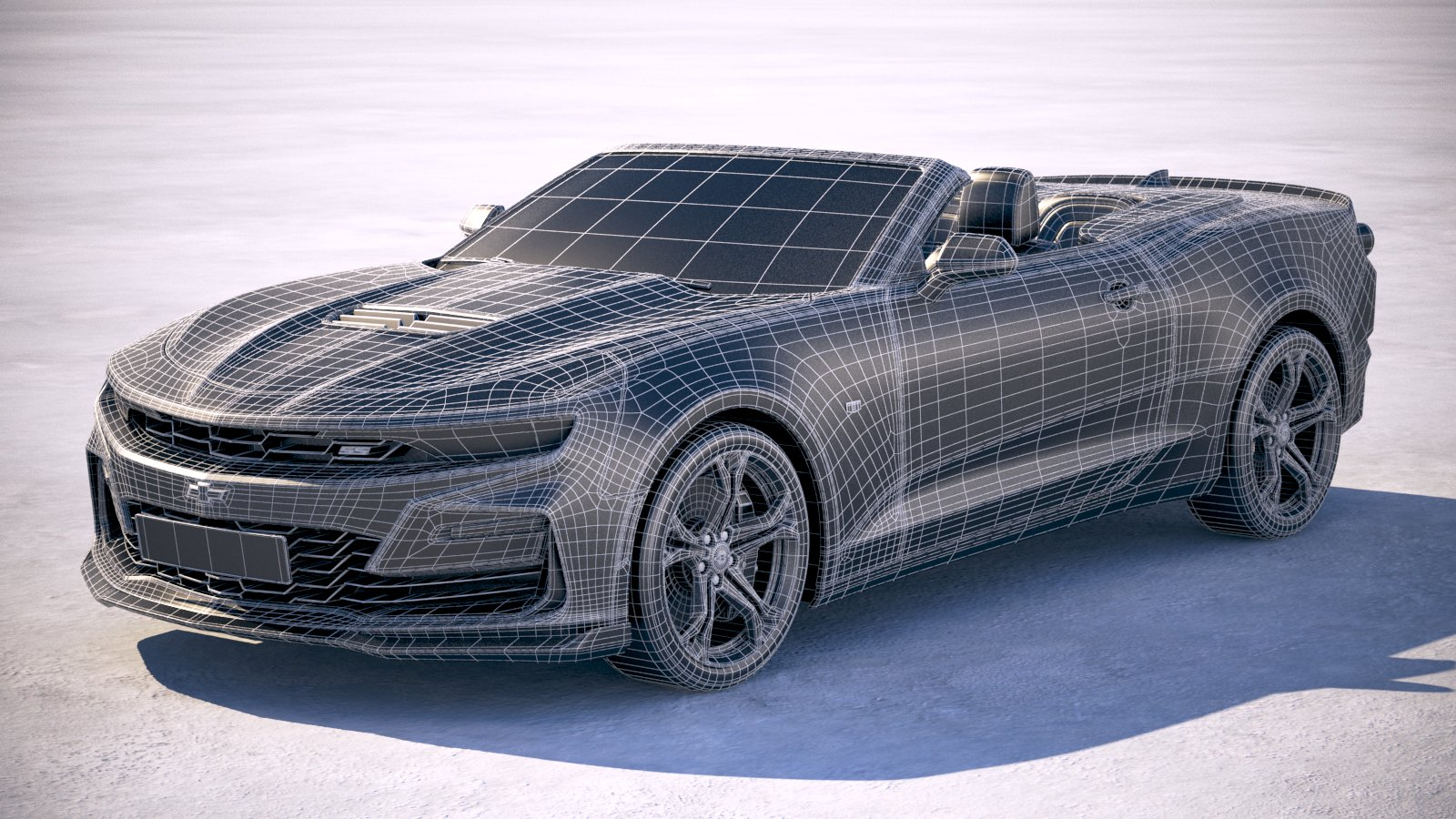 Chevrolet camaro convertible 3D model - TurboSquid 1325739