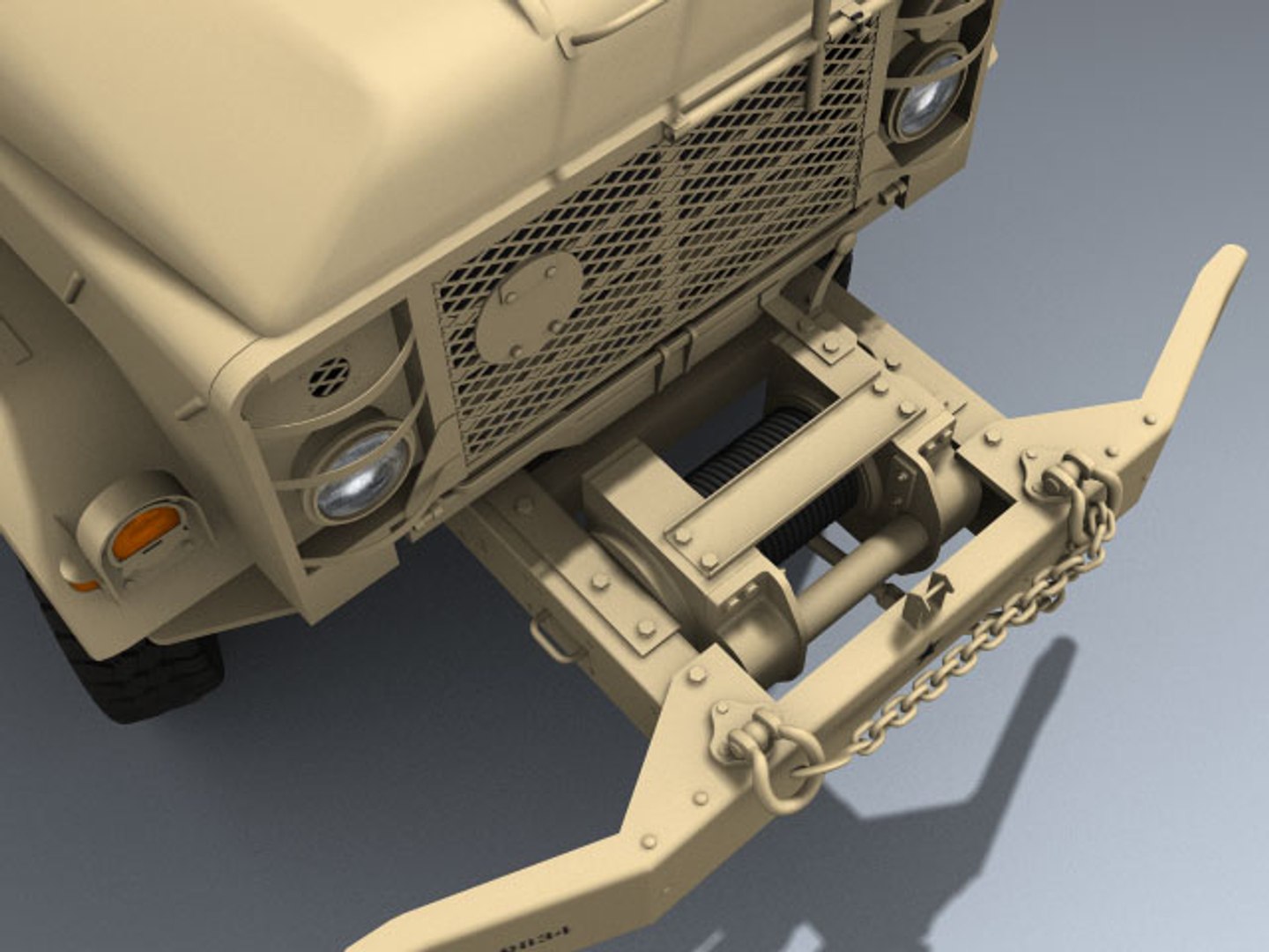 Army M932 Tractor 3d Model