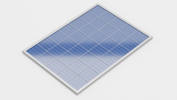 3D Solar Panel Plate 2 - TurboSquid 1735571