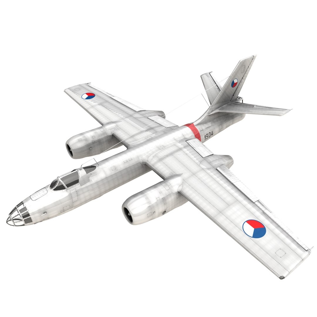 3D Ilyushin Il-28 Bomber Czechoslovak Model - TurboSquid 1163107