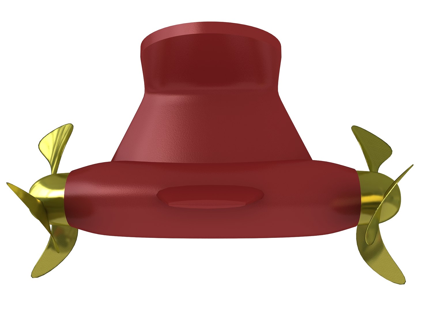 Azimuth Thrust Thruster 3D Model - TurboSquid 1572835