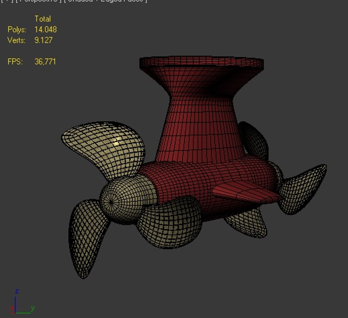 Azimuth Thrust Thruster 3D Model - TurboSquid 1572835